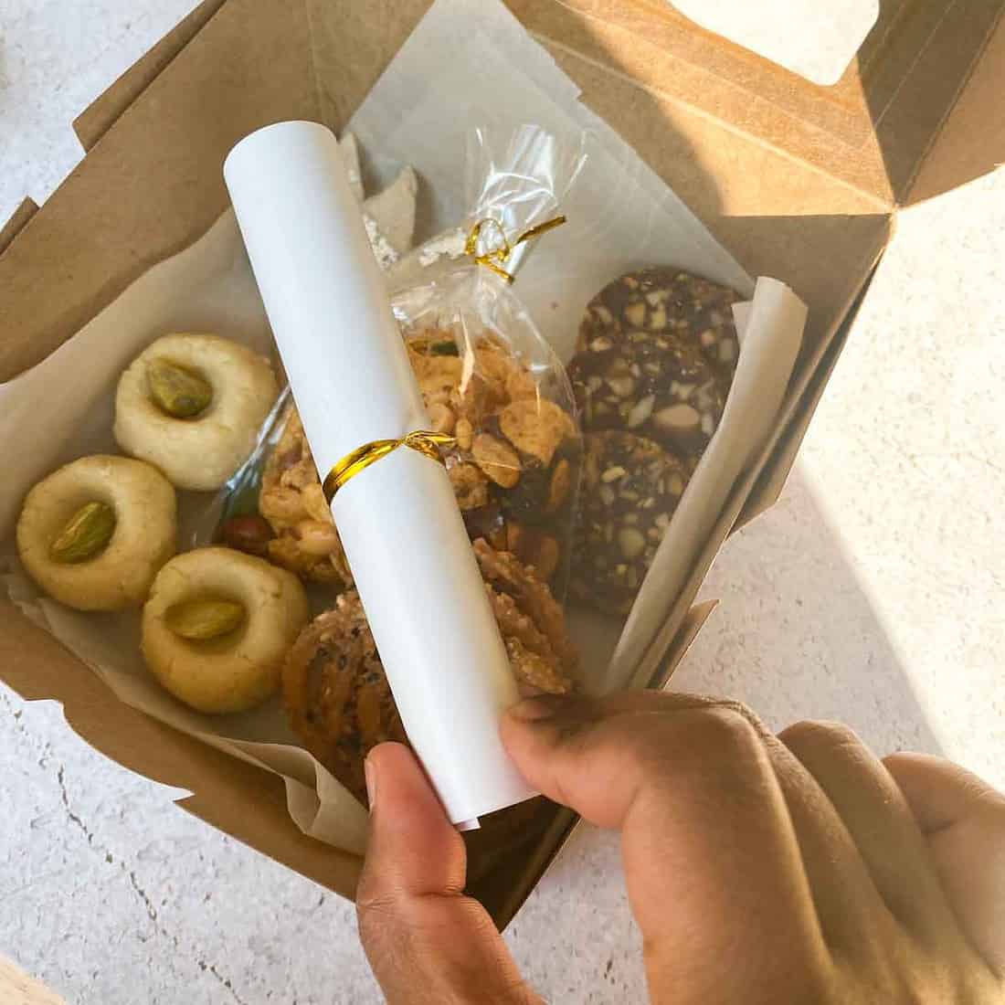 Homemade Diwali Sweets and Snacks Gift Boxes