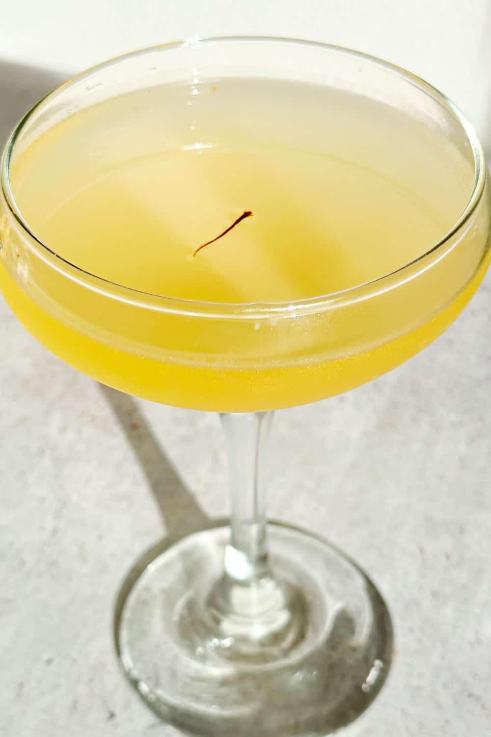 Gulab Jamun Cocktail (Saffron Gin Cocktail)